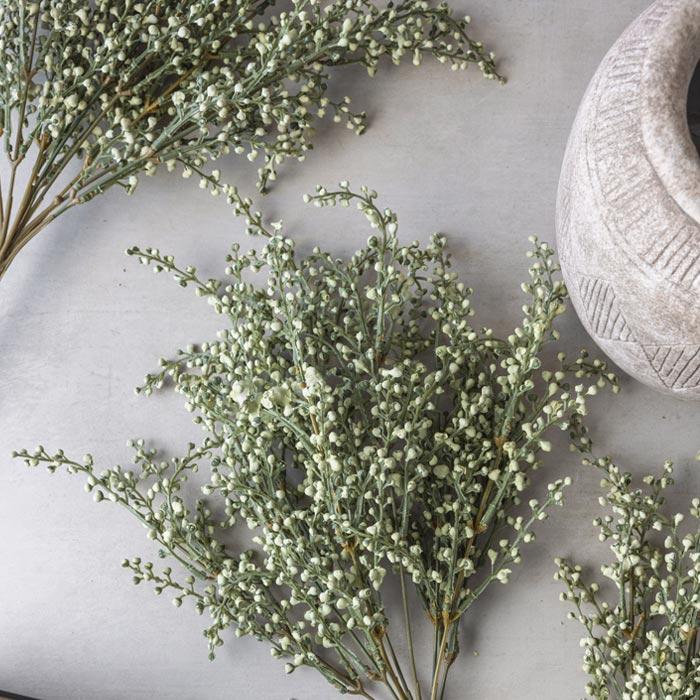 Faux Heather Sage Stem – Cottage Home