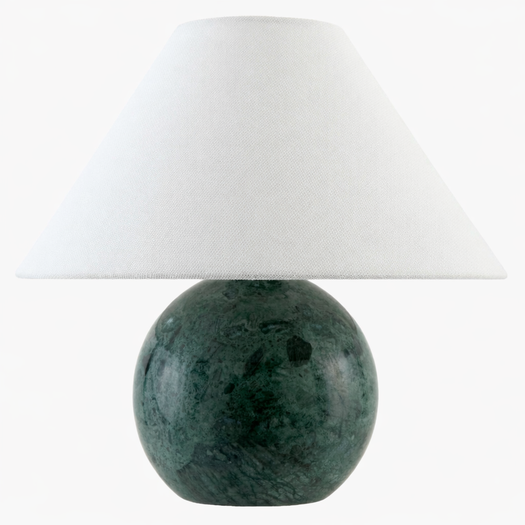 Green Travertine Lamp – Cottage Home