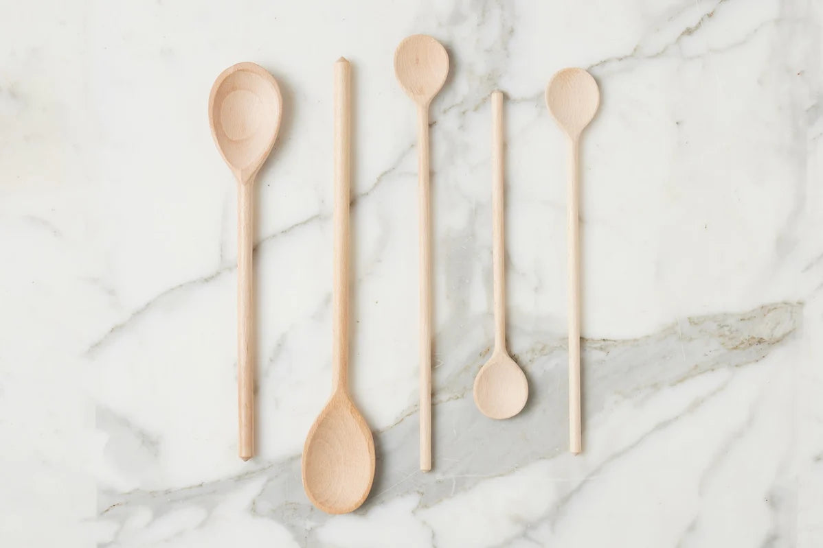 Beechwood Cooking Spoons, Set of 5 – Cottage Home