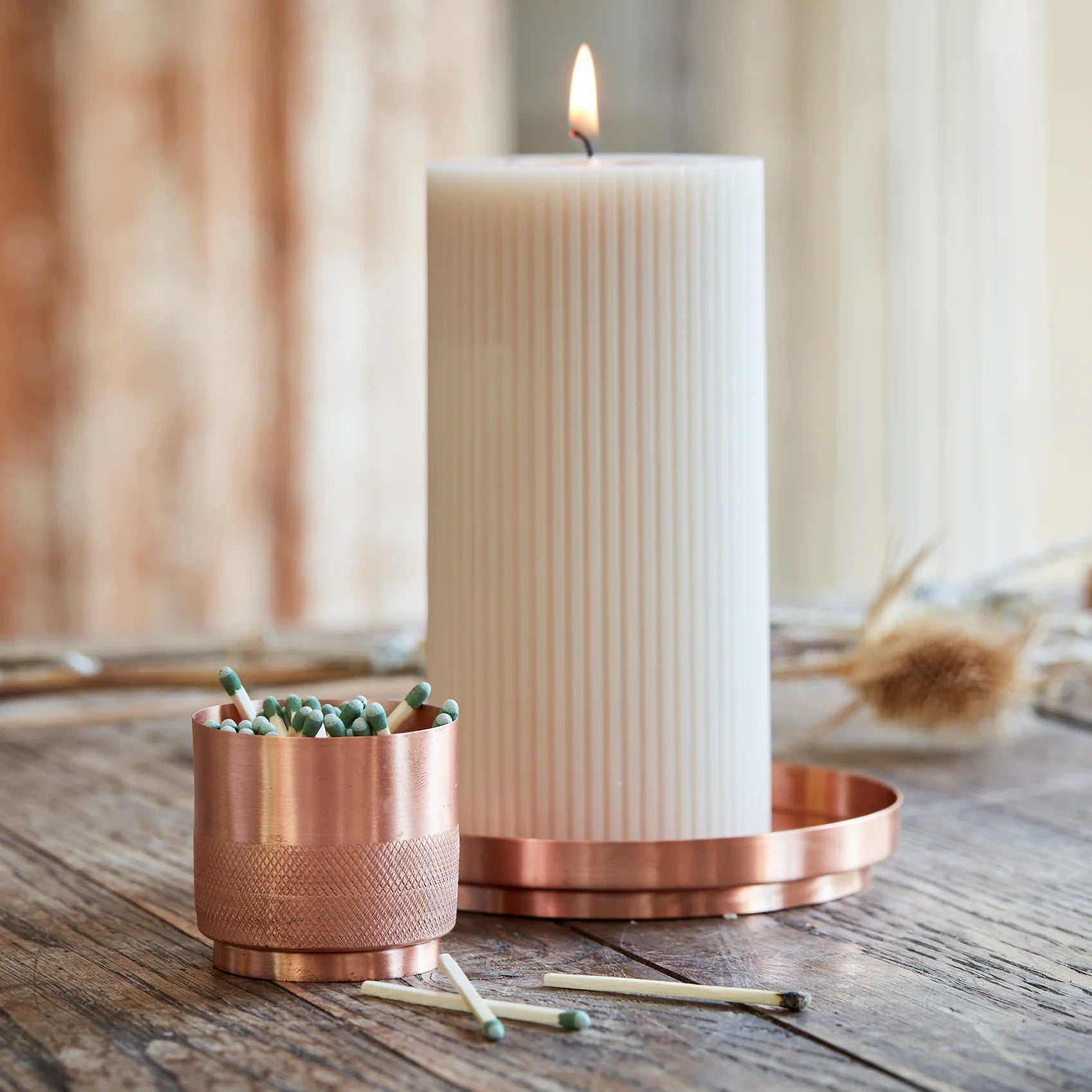 Copper Match Strike & Holder – Cottage Home